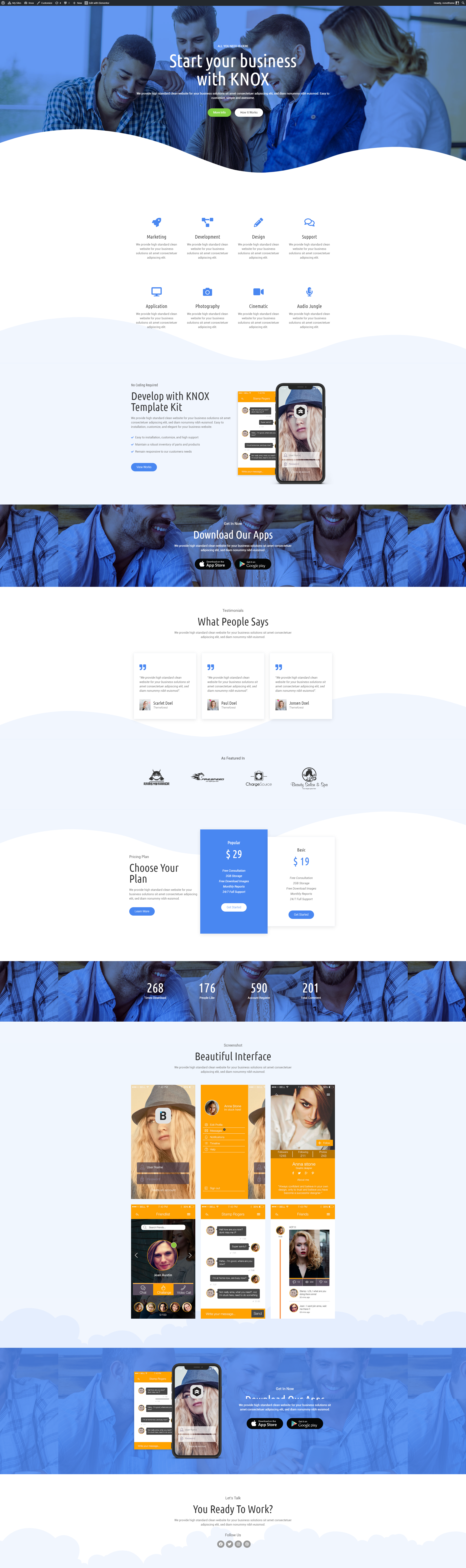 Knox - Technology & Apps Template Kit by Rometheme | ThemeForest